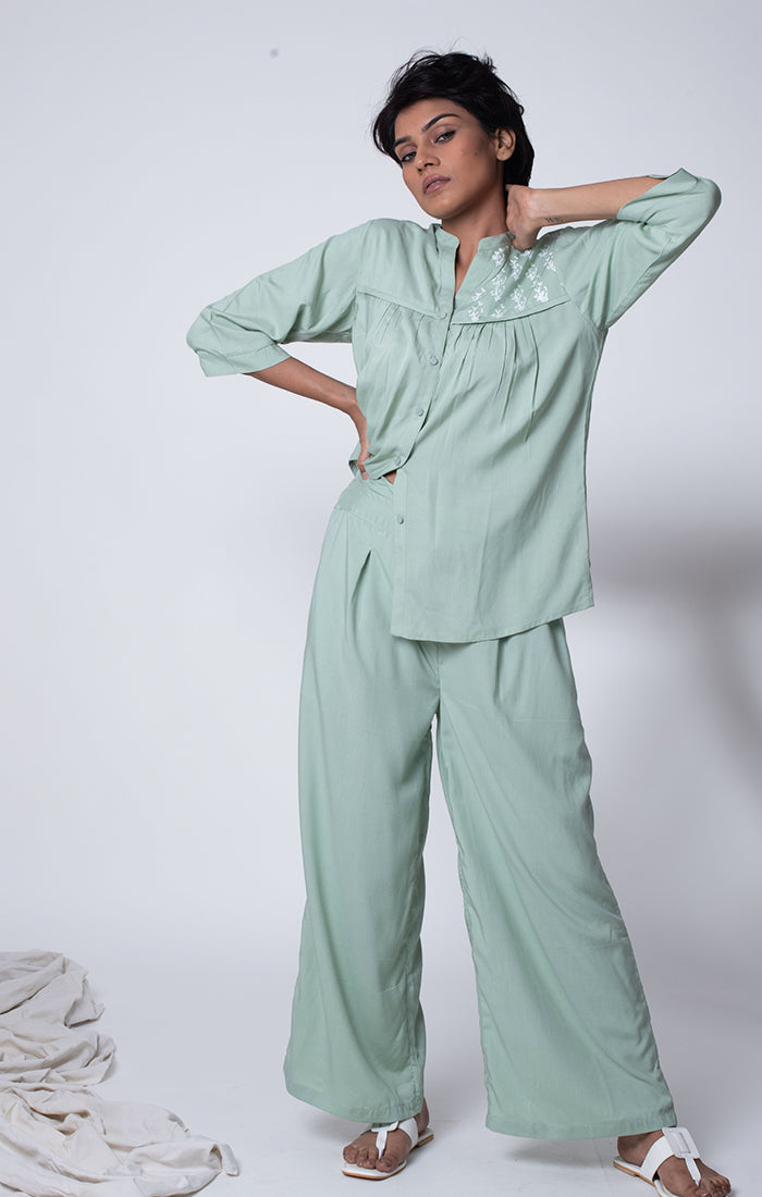 Shirt with Palazzo - Bamboo Fabric – Ihaworld